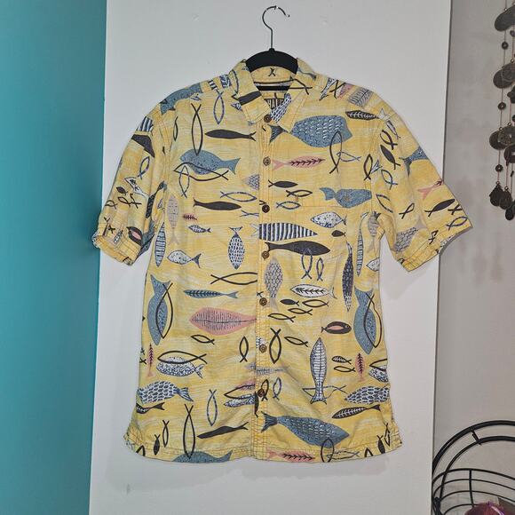 Kahala | Shirts | Vintage Kahala Hawaiian Shirt Retro Fish Print Size M ...